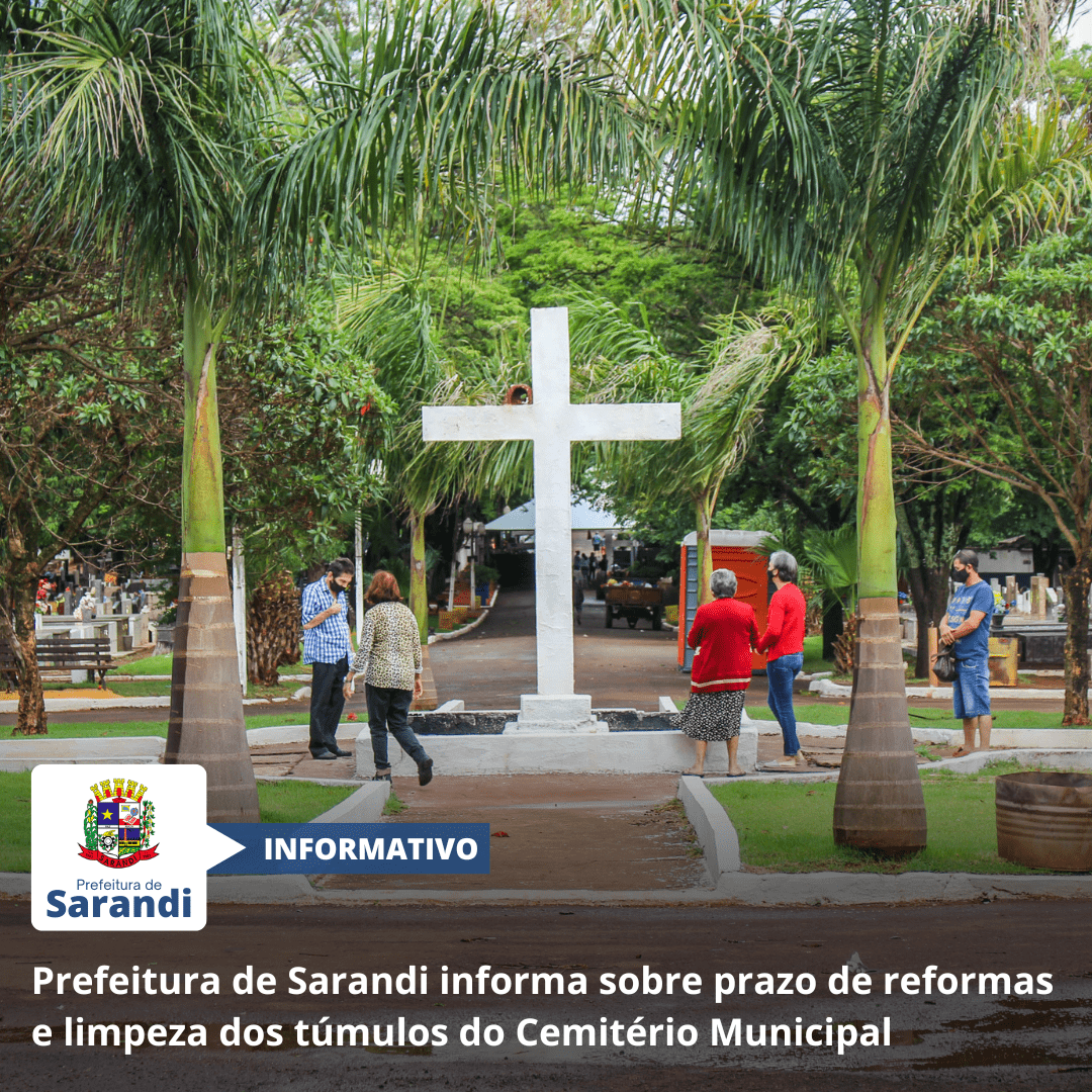 Prefeitura de Sarandi informa sobre prazo de reformas e limpeza dos ...